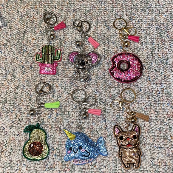 Accessories | Nwt Bling Keychains | Poshmark